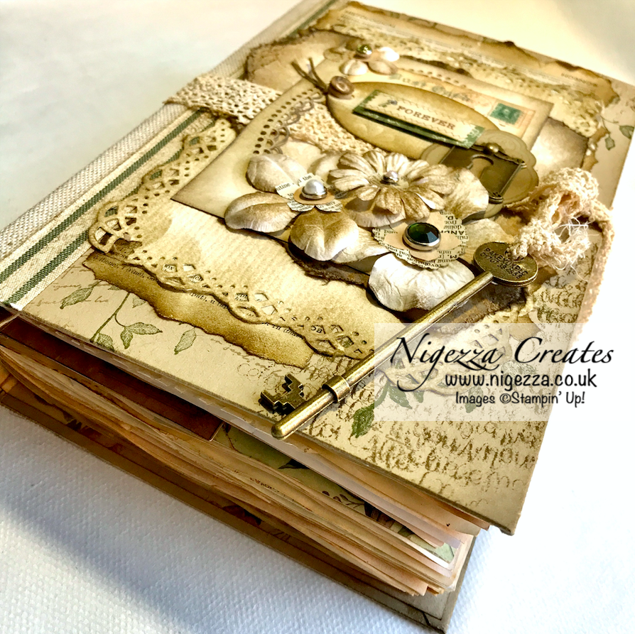 Nigezza Creates: My First Junk Journal:Decorating The Cover