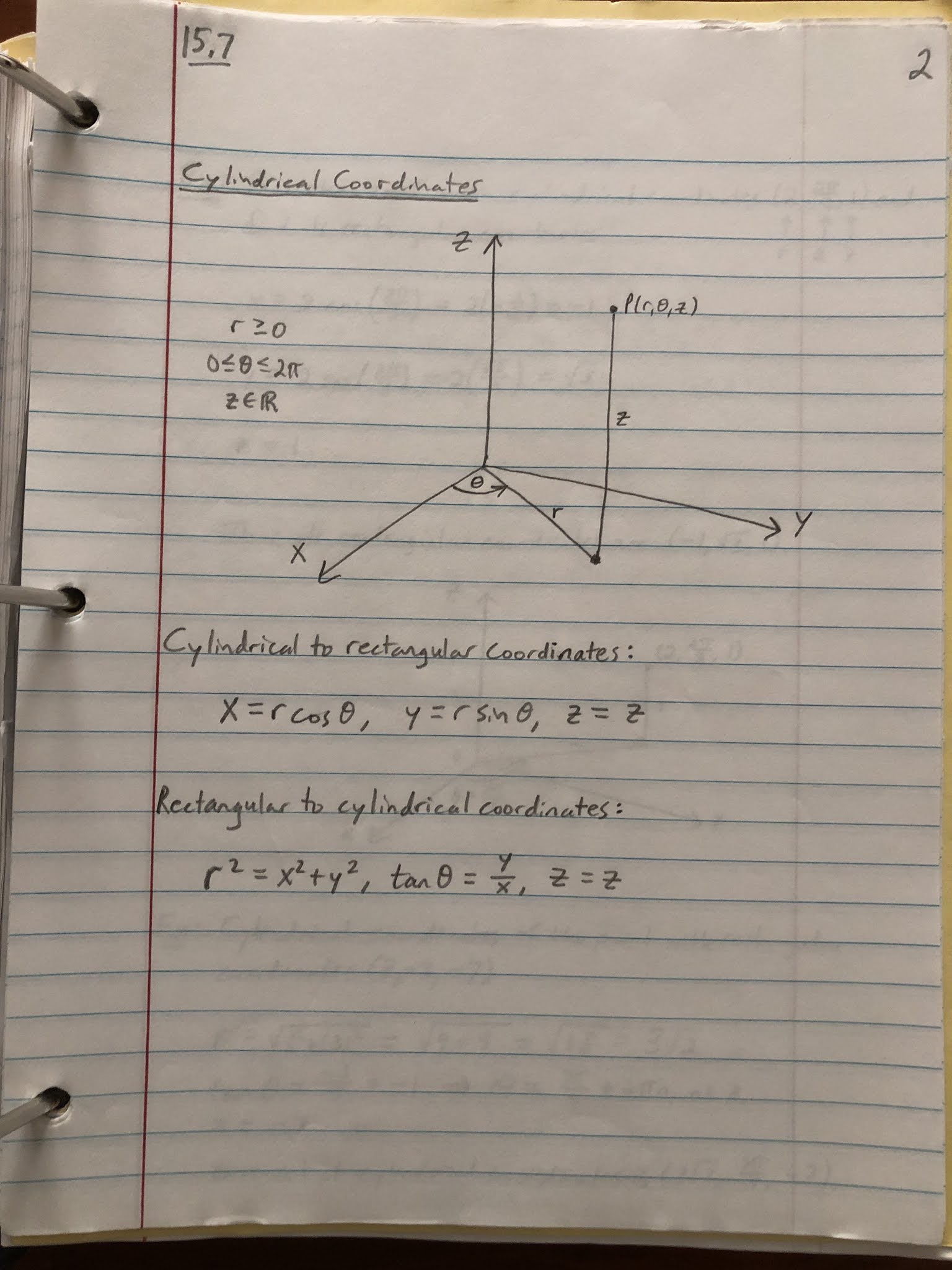 Professor Frank’s Math Blog: 15.7 Triple Integrals in Cylindrical ...