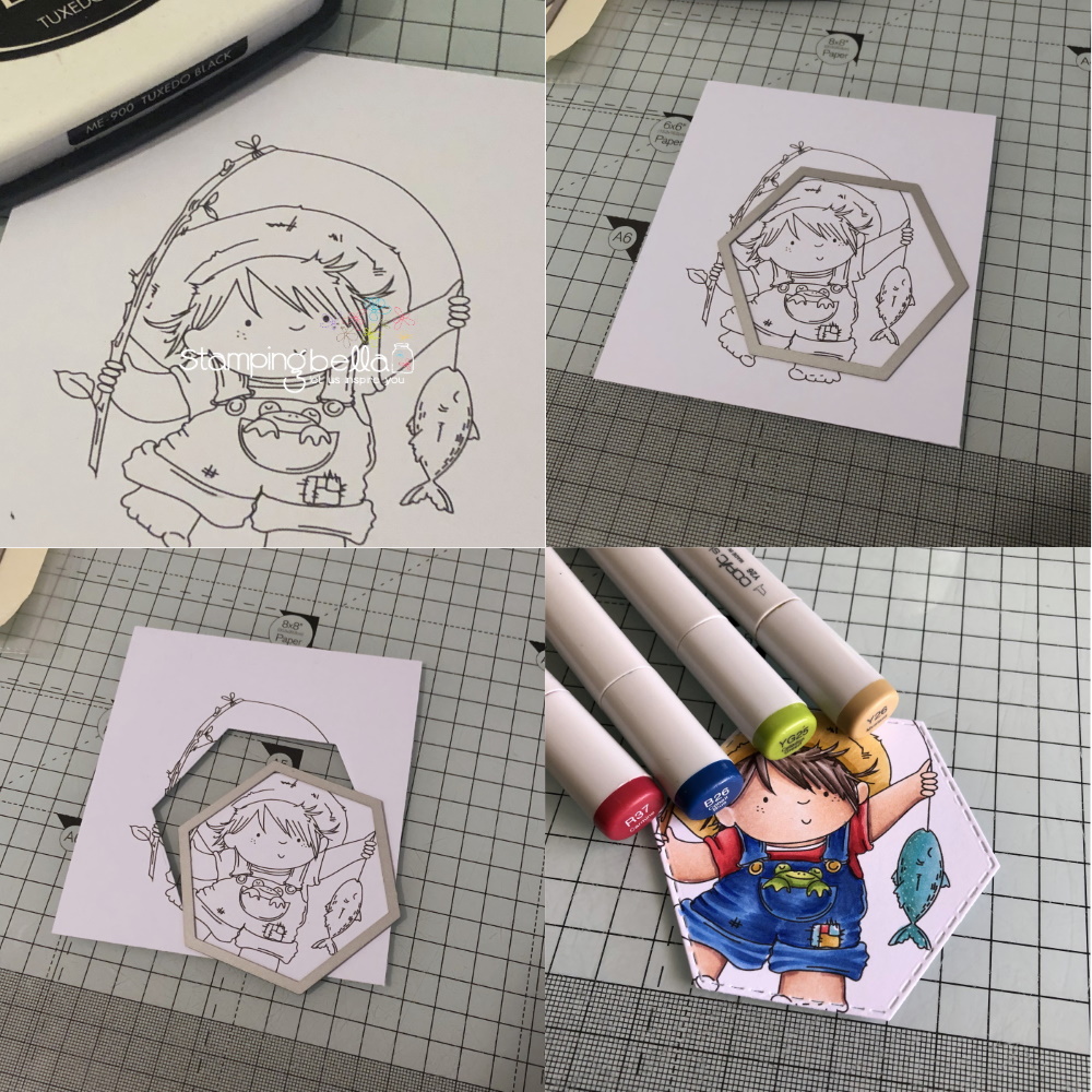 Thursday with Sandiebella: Create a Hexagon Lunch Box – Stamping Bella USA