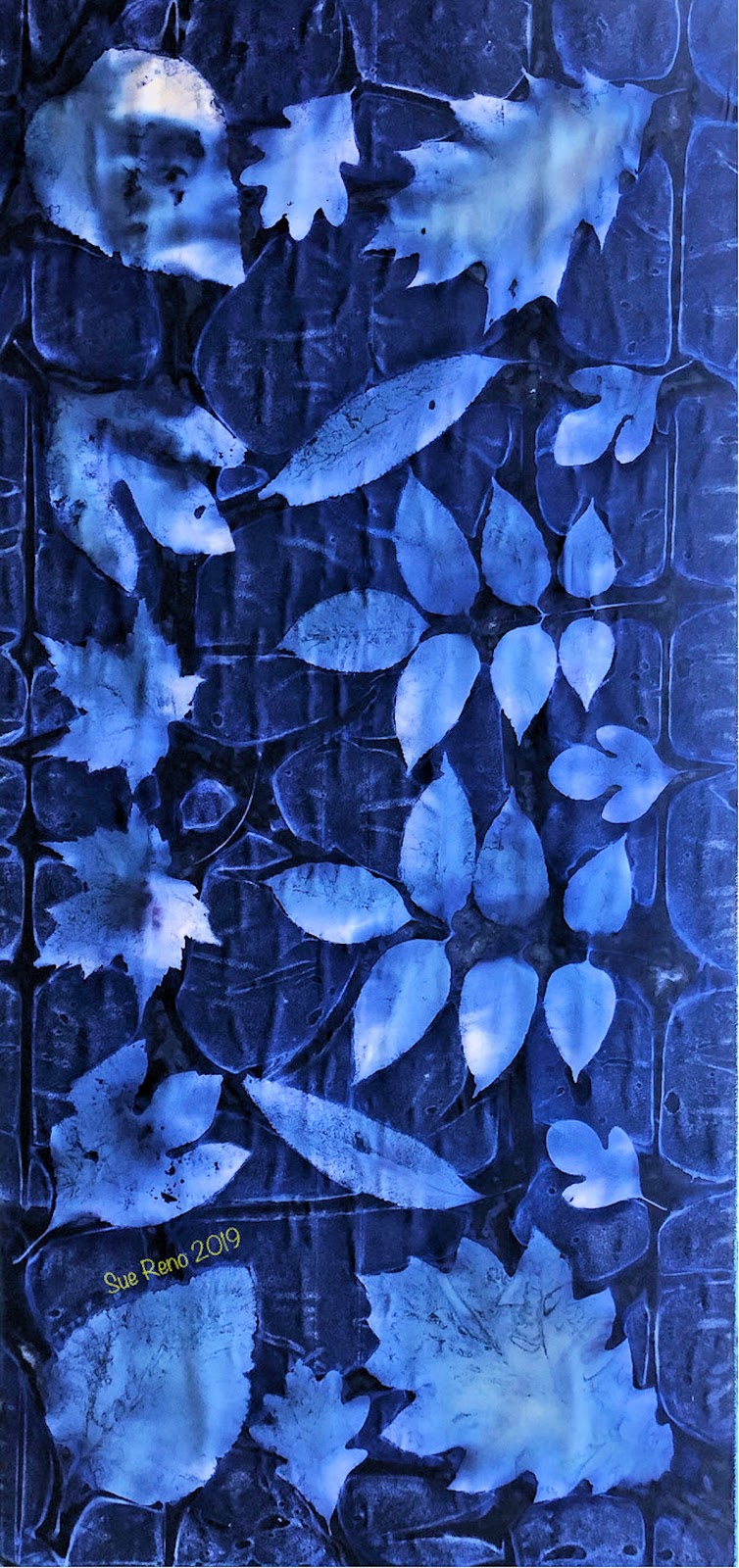 Sue Reno Studio: Experiments in wet cyanotype - part 47