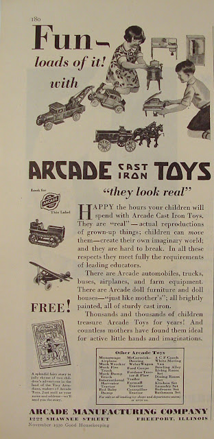 . Tulsa Tiny Stuff : Arcade Cast Iron Advertisement