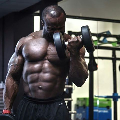 world bodybuilders pictures: americano africo bodybuilder Samson Dauda