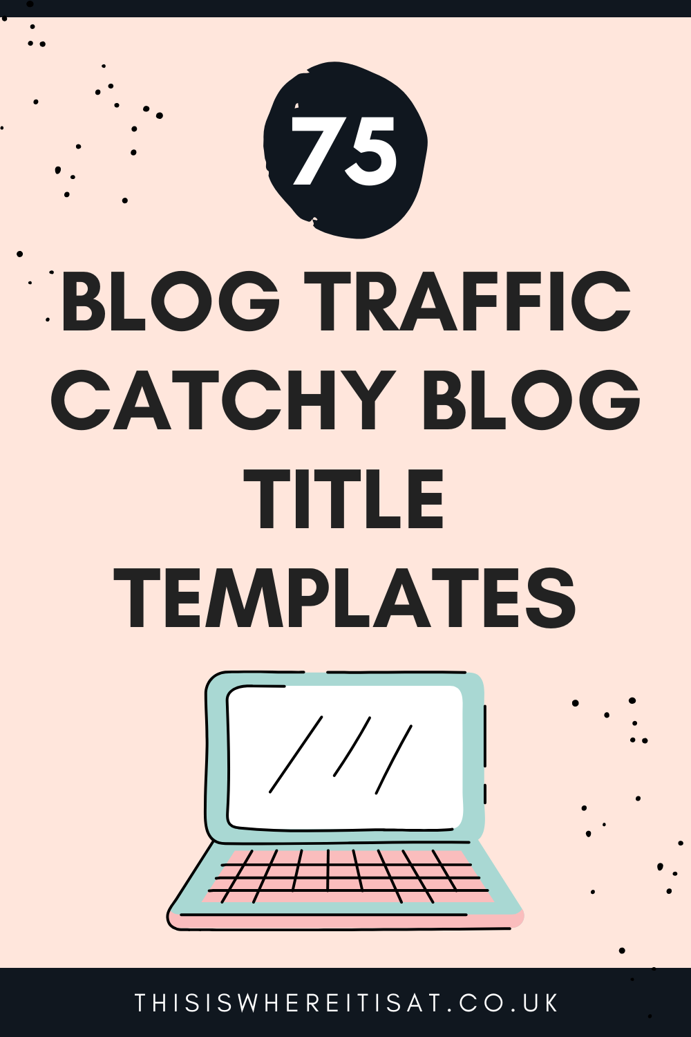 75 catchy blog title templates. ~ THIS IS WHERE IT IS AT
