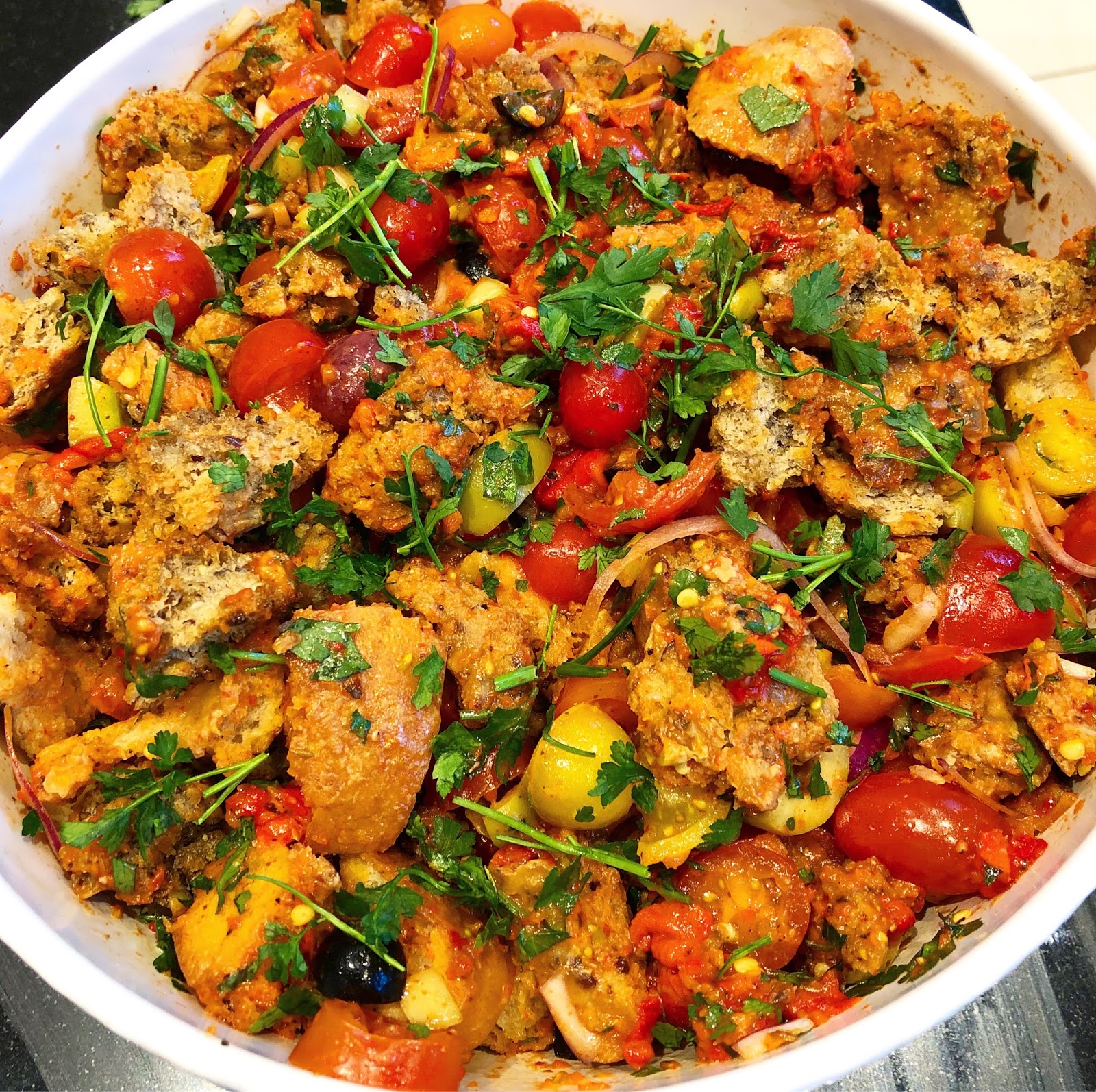 Middle Eastern Bread Salad