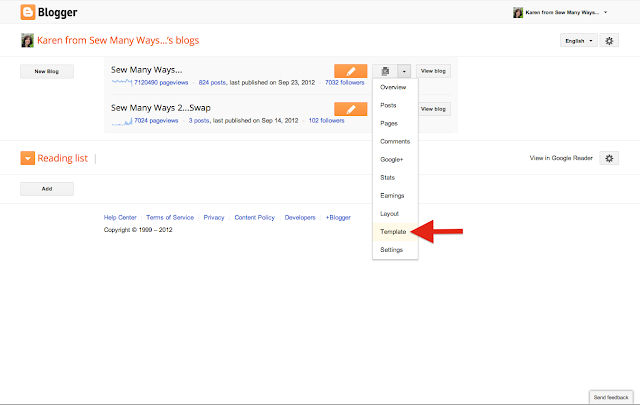 Sew Many Ways...: How To Make A Blog Header...Picture Tutorial