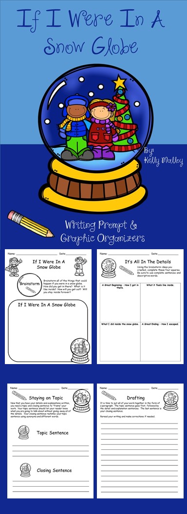 An Apple For The Teacher: If I Were In A Snow Globe Writing Activity ...