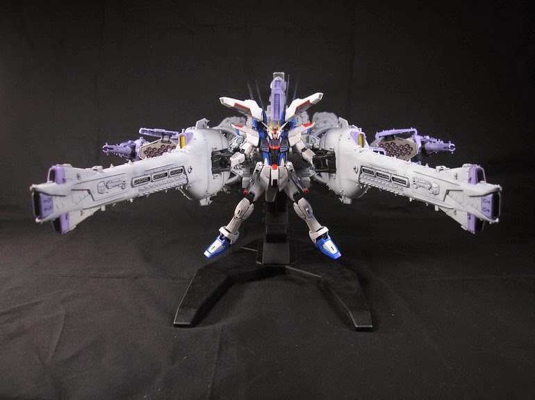 HG 1/144 METEOR Unit + RG Freedom Gundam - Custom Build