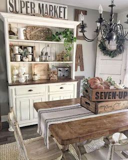 30+ Fabulous Farmhouse Kitchen Table Decor Ideas ~ cameretta006