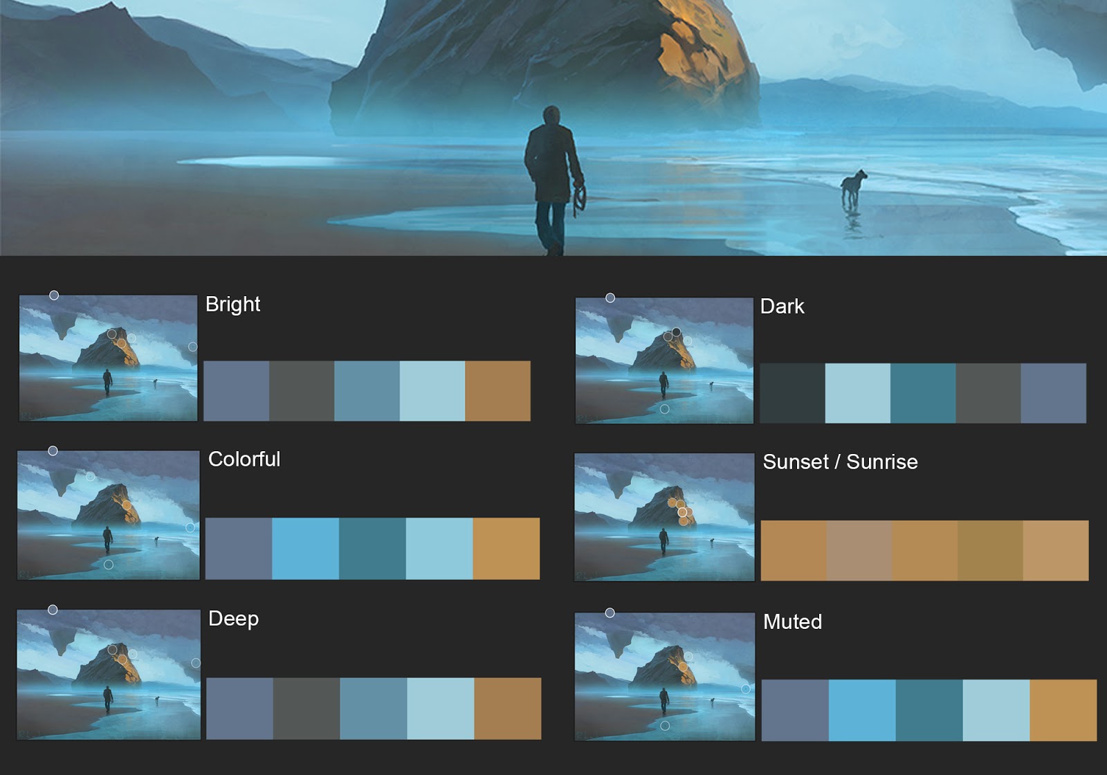 Photography Guru Style Guide: Environments - Original Color Palettes