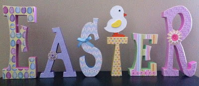 Simply Said Design: Easter Wood Letters