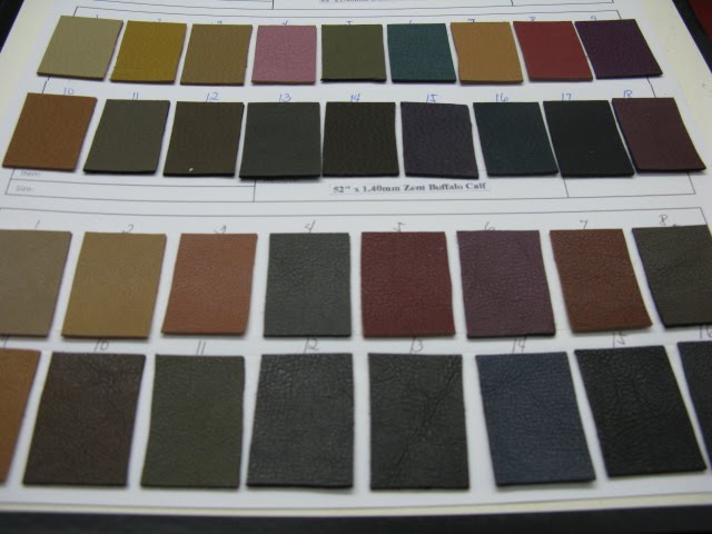 MAHKOTA BINDERY: PU (Bonded) Leather Swatches