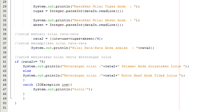 Tugas V-Class Input dari Keyboard [Pemrograman Berorientasi Objek-JAVA ...