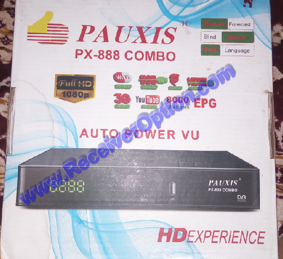 PAUXIS PX-888 COMBO HD RECEIVER NEW SOFTWARE WITH XTREAM IPTV 30 ...