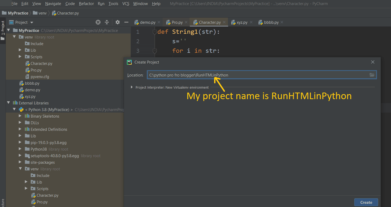 Run HTML Page in Python [Flask Web Framework] | Website in Python