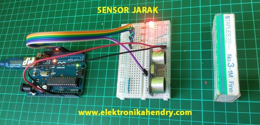 Arduino Part 18 Sensor Ultrasonik Sensor Jarak Elektronika Hendry