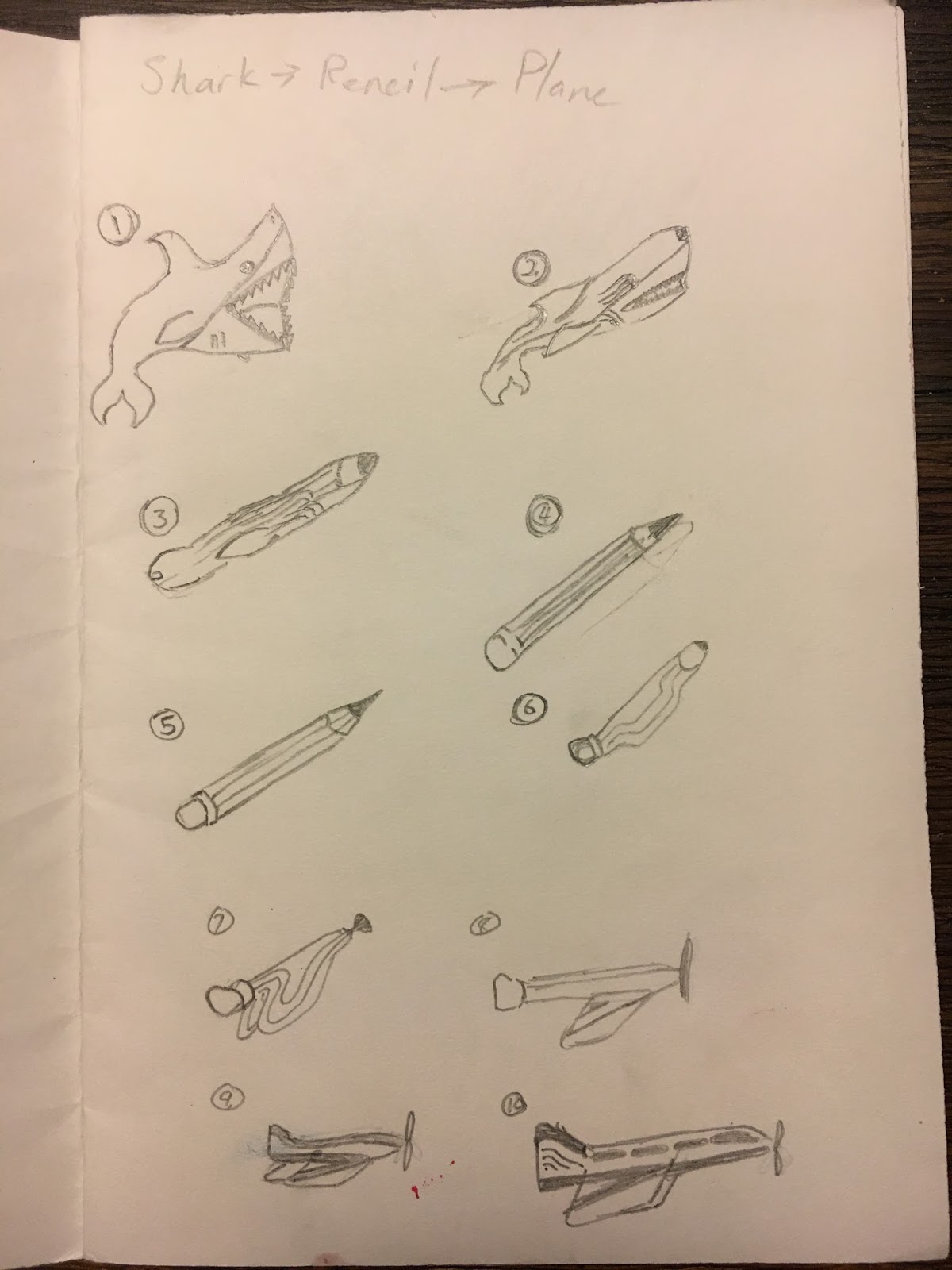 Artists For Kids: 5th Grade Sketchbook Assignment : Morph Drawings