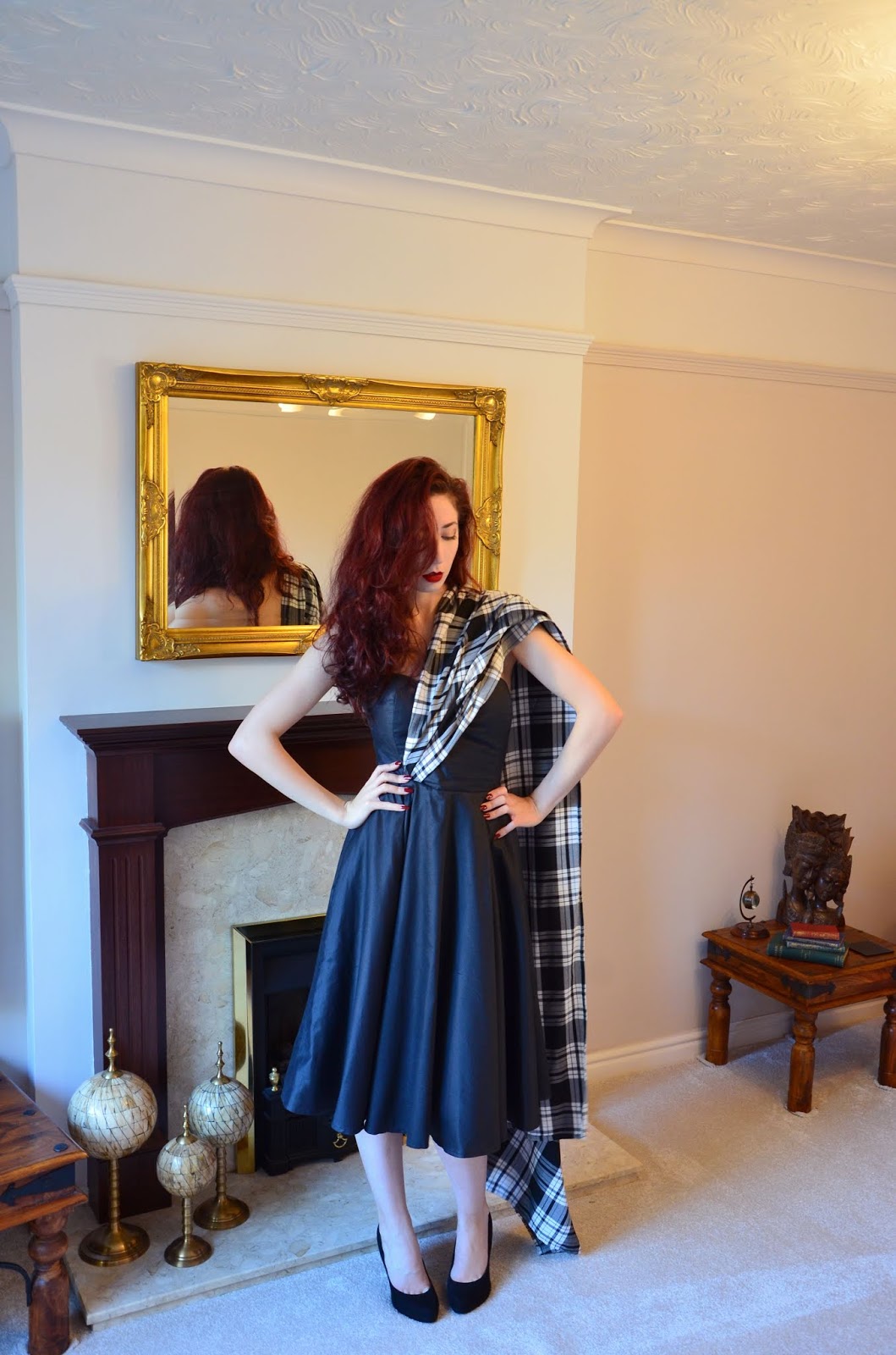 Tartan Sash Dress