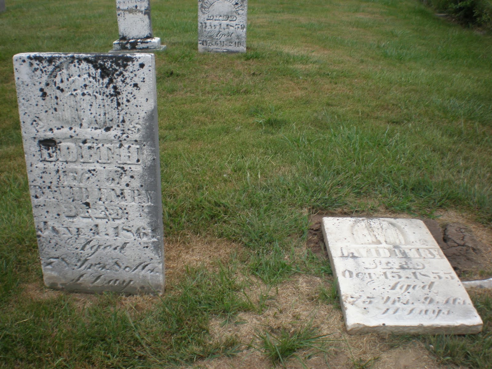 Emery / Daniels Ancestry: David and Edith Emery burial - Part II