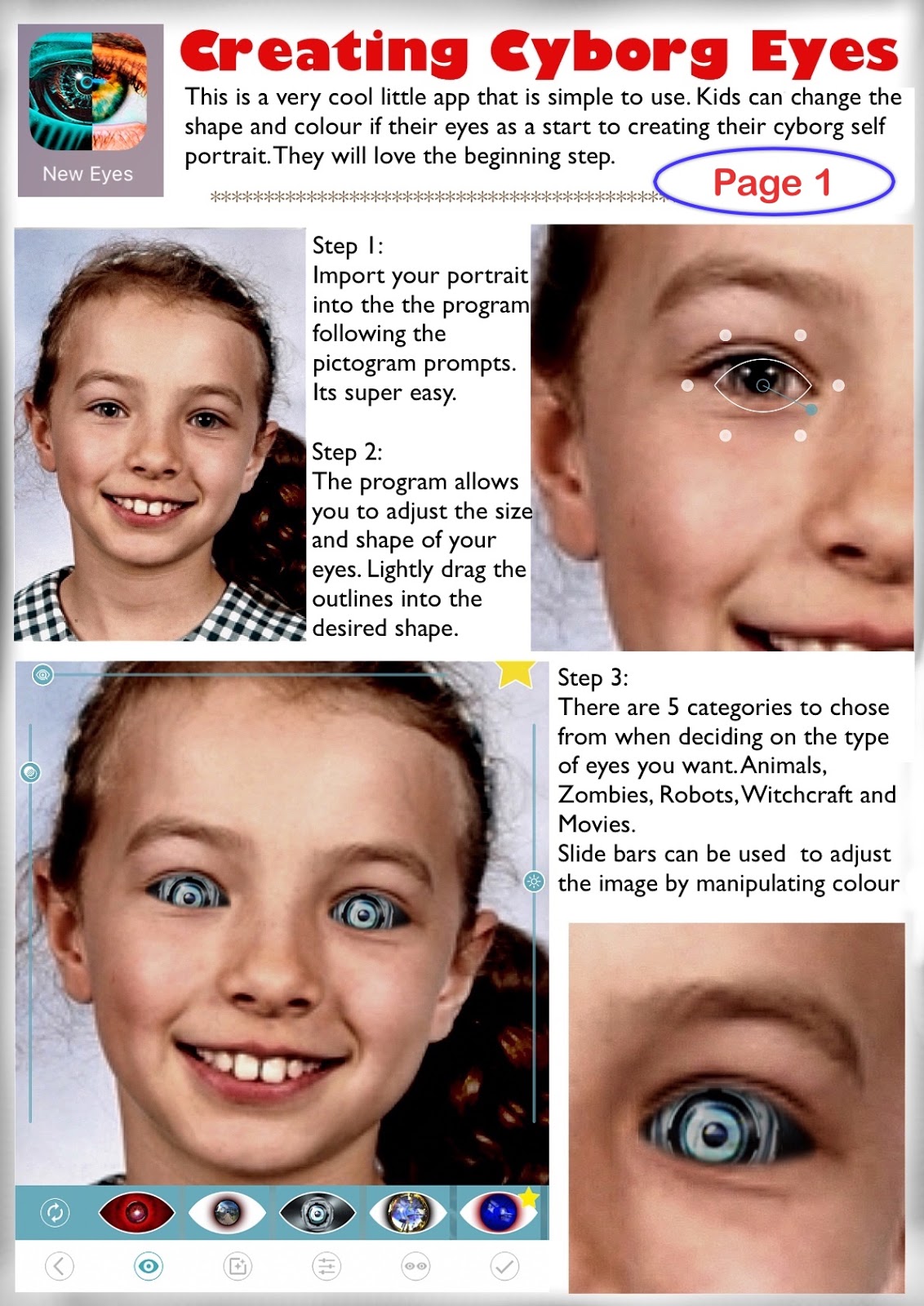 CYBORG SELF PORTRAIT - Digital Technologies - iPad Apps