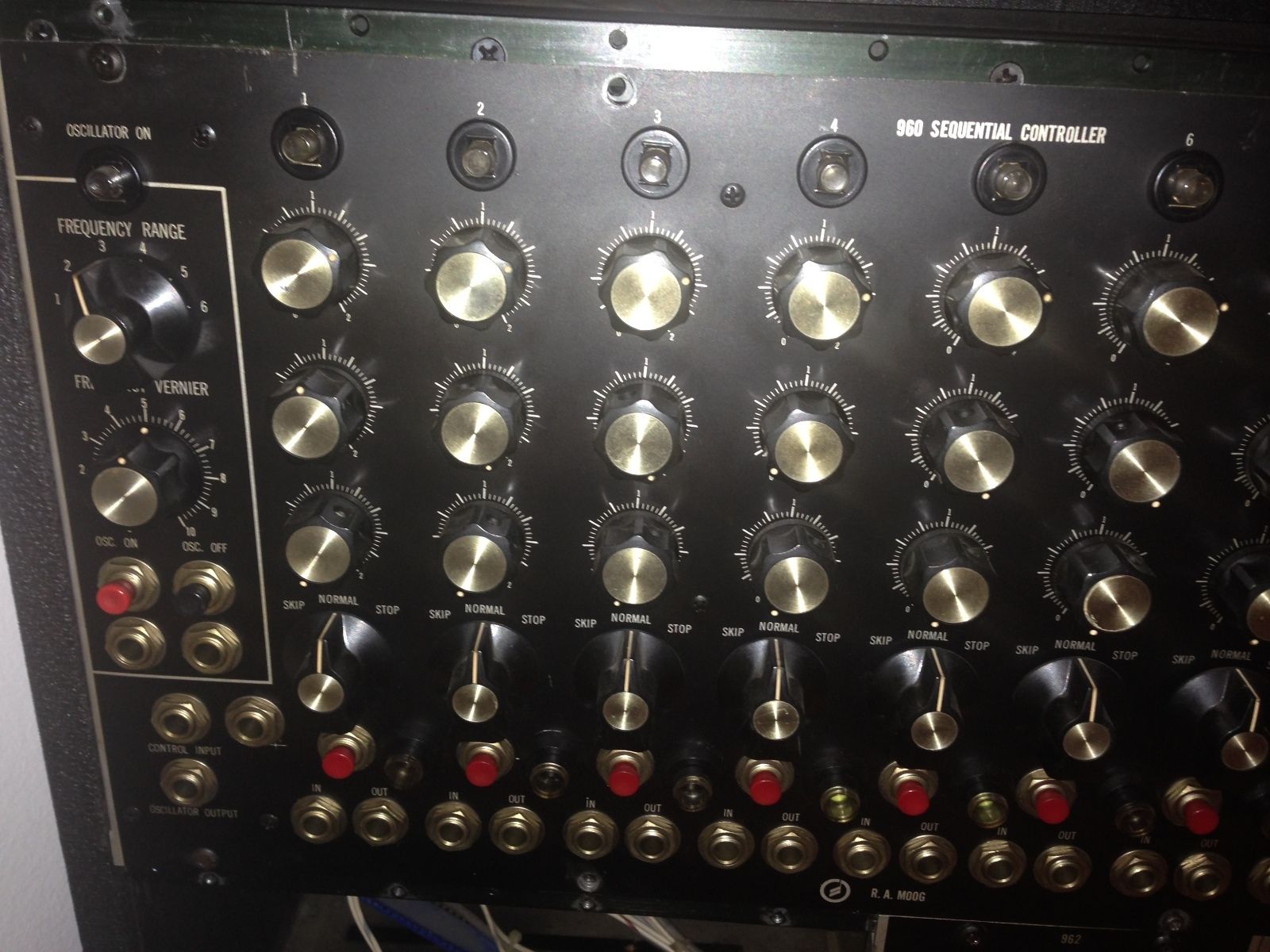 MATRIXSYNTH: Tangerine Dream's Edgar Froese RA Moog Modular Sequencer ...