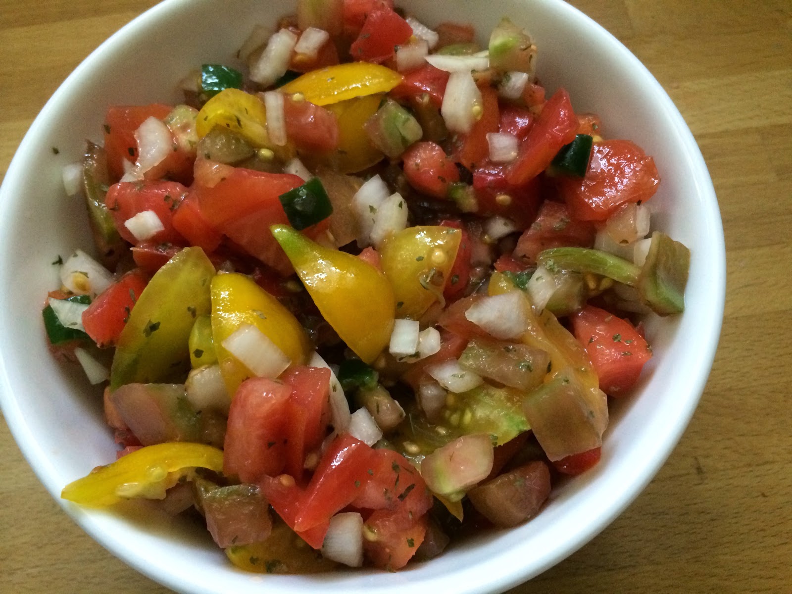 In the Little Yellow House: Fresh {Rainbow} Salsa