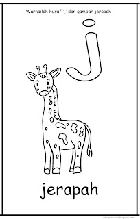 Free Printable - Abjad Bahasa Indonesia Pg-A huruf f-j