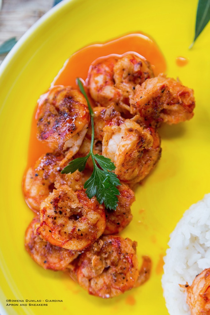 Halabos na Hipon (Filipino Sautèed Shrimp)