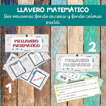 amestraCris: LLAVERO MATEMÁTICO 1º EP