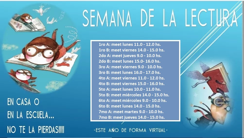 Biblioteca Escolar "Mundilibro": Semana de la lectura