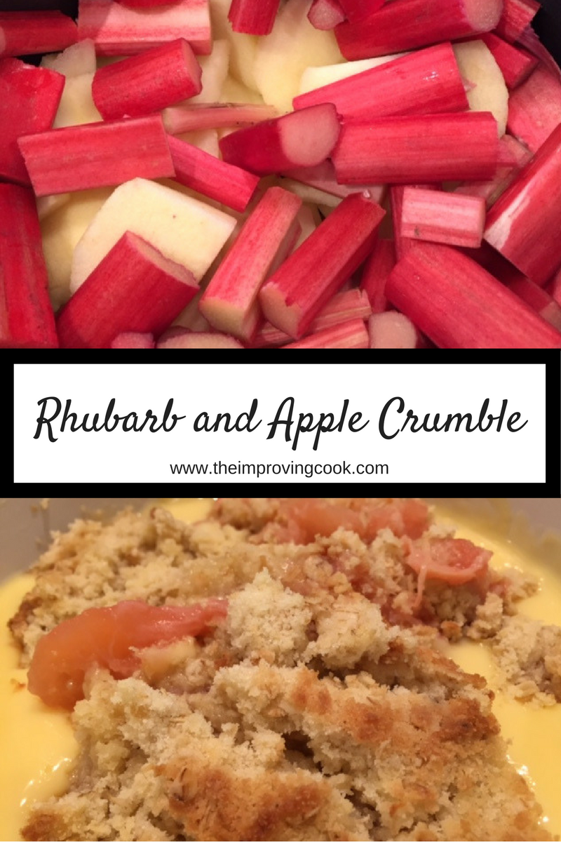 Rhubarb and Apple Crumble