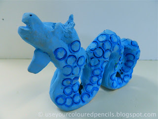 Use Your Coloured Pencils: Clay Chinese Dragons