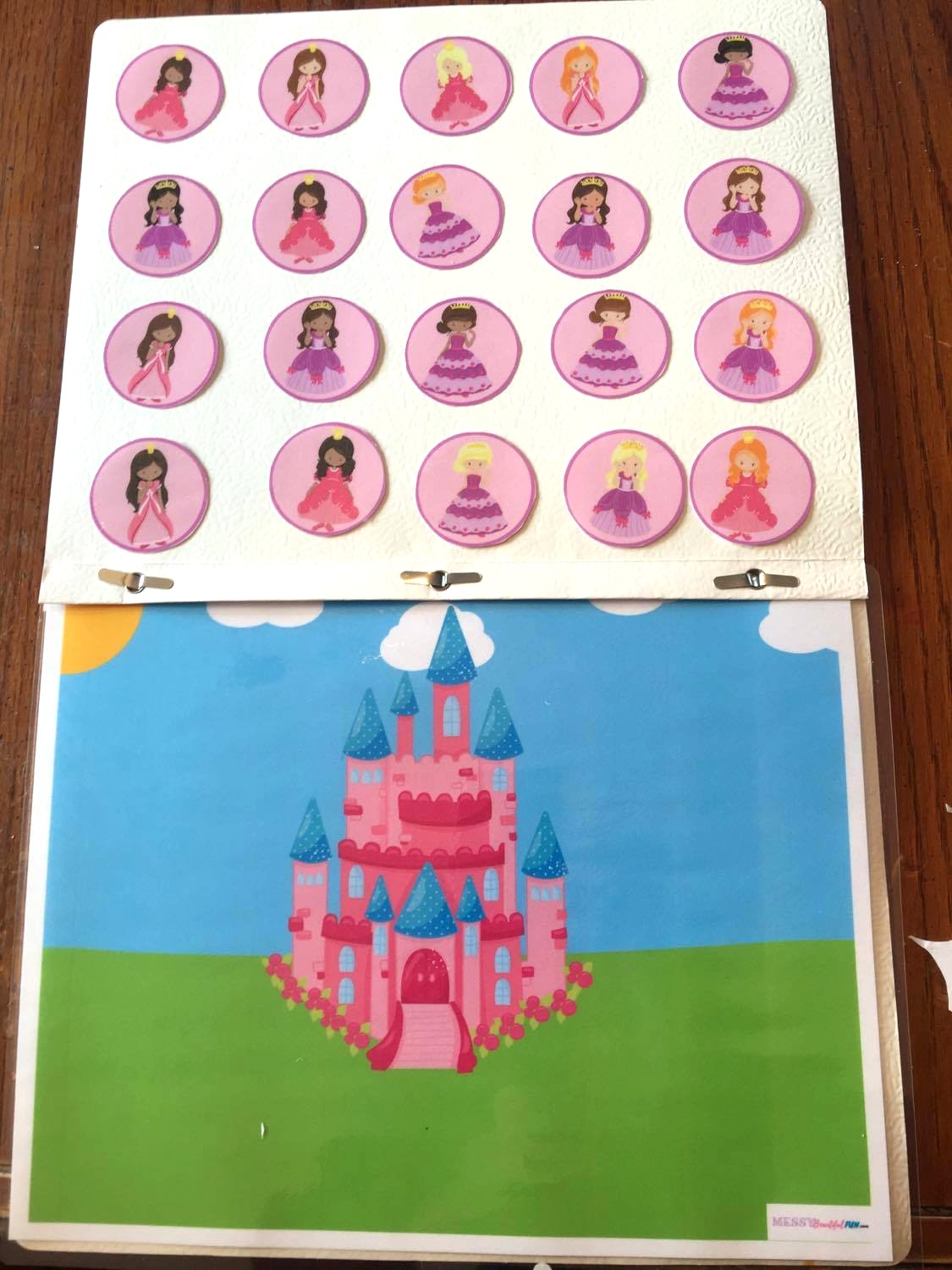 Messy, Beautiful, Fun: Free Princess Play And Write Printable Set For ...