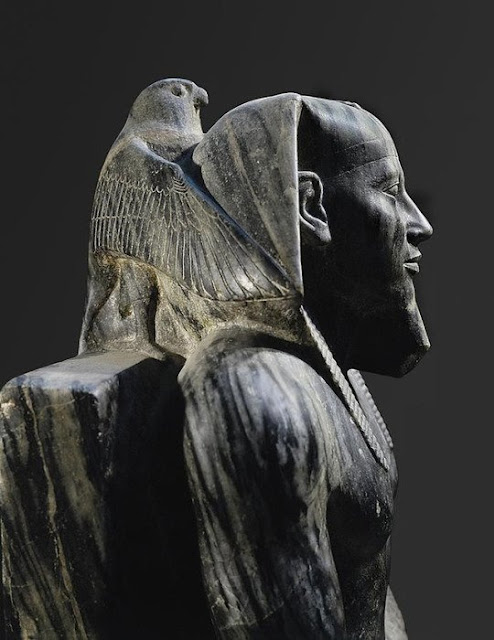 The Egyptian statue of Chephren (Khafre)
