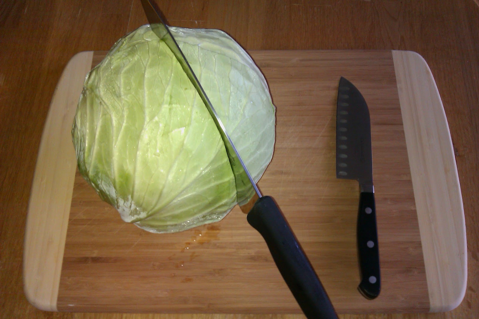 The Healthy Hoff: Chopping Cabbage