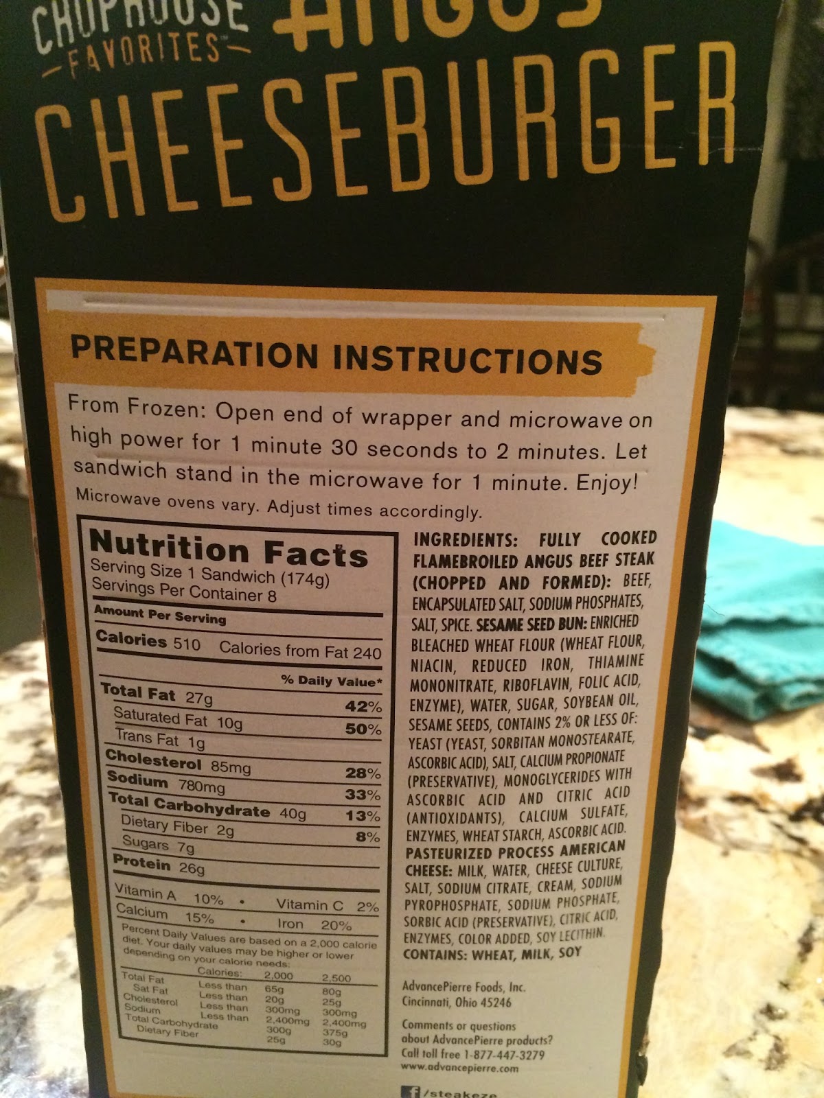 Bill Cianci's (Mostly) Burger Reviews: PIERRE FOODS - FROZEN ANGUS ...