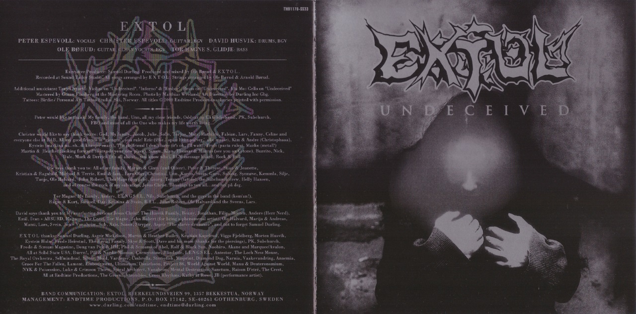 Cries from the Quiet World: Extol "Undeceived"