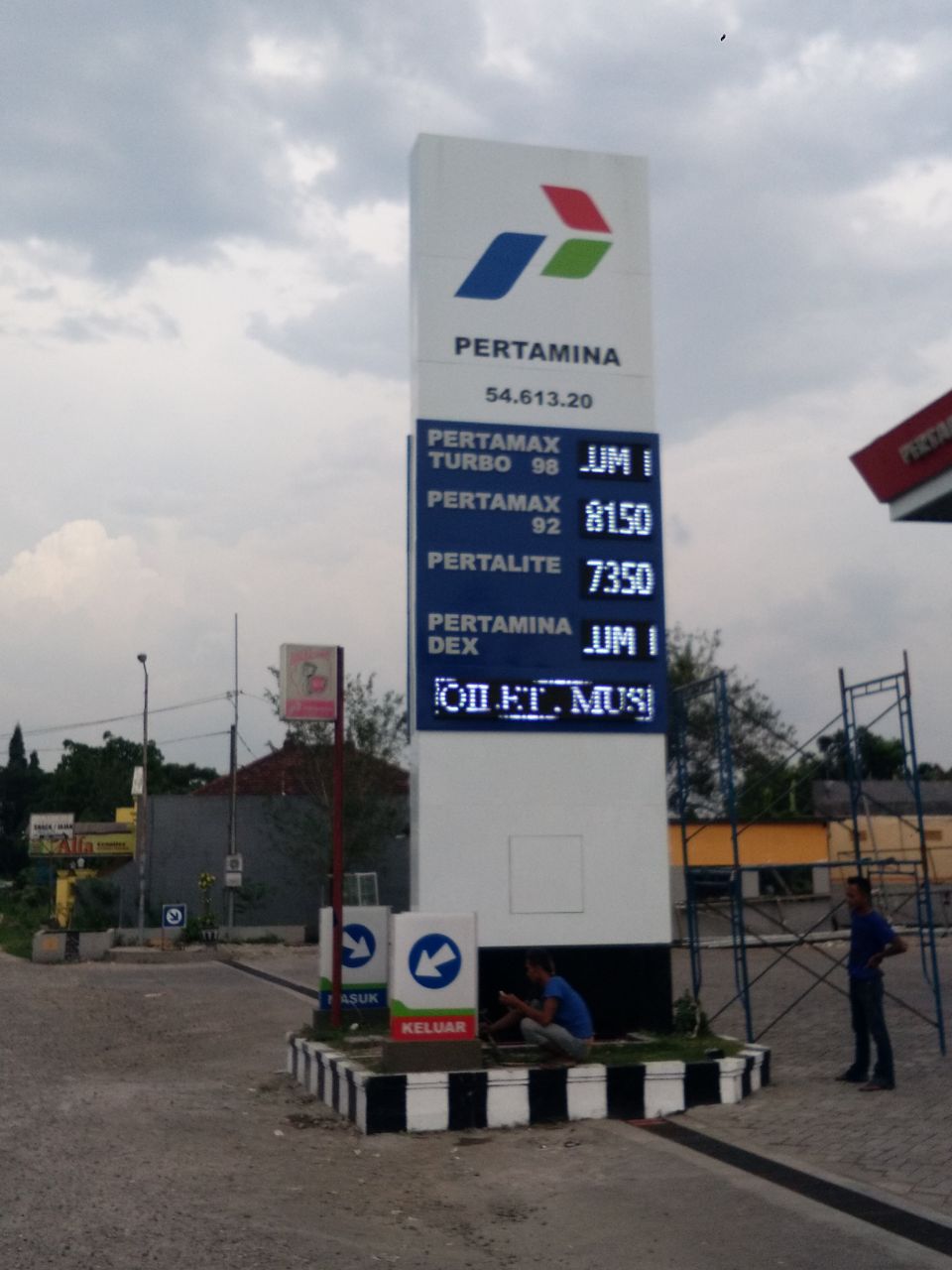 Glassindo Surabaya Aplikator SPBU Pertamina