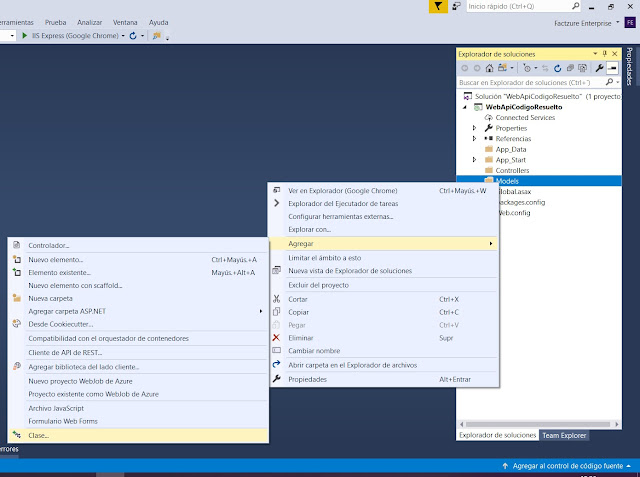 CREACIÓN DE UN API WEB [API REST] BÁSICO EN C#
