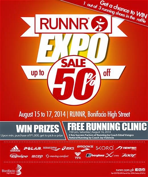 Manila Shopper: RUNNR Grand Expo at BHS: Aug 15-17 2014
