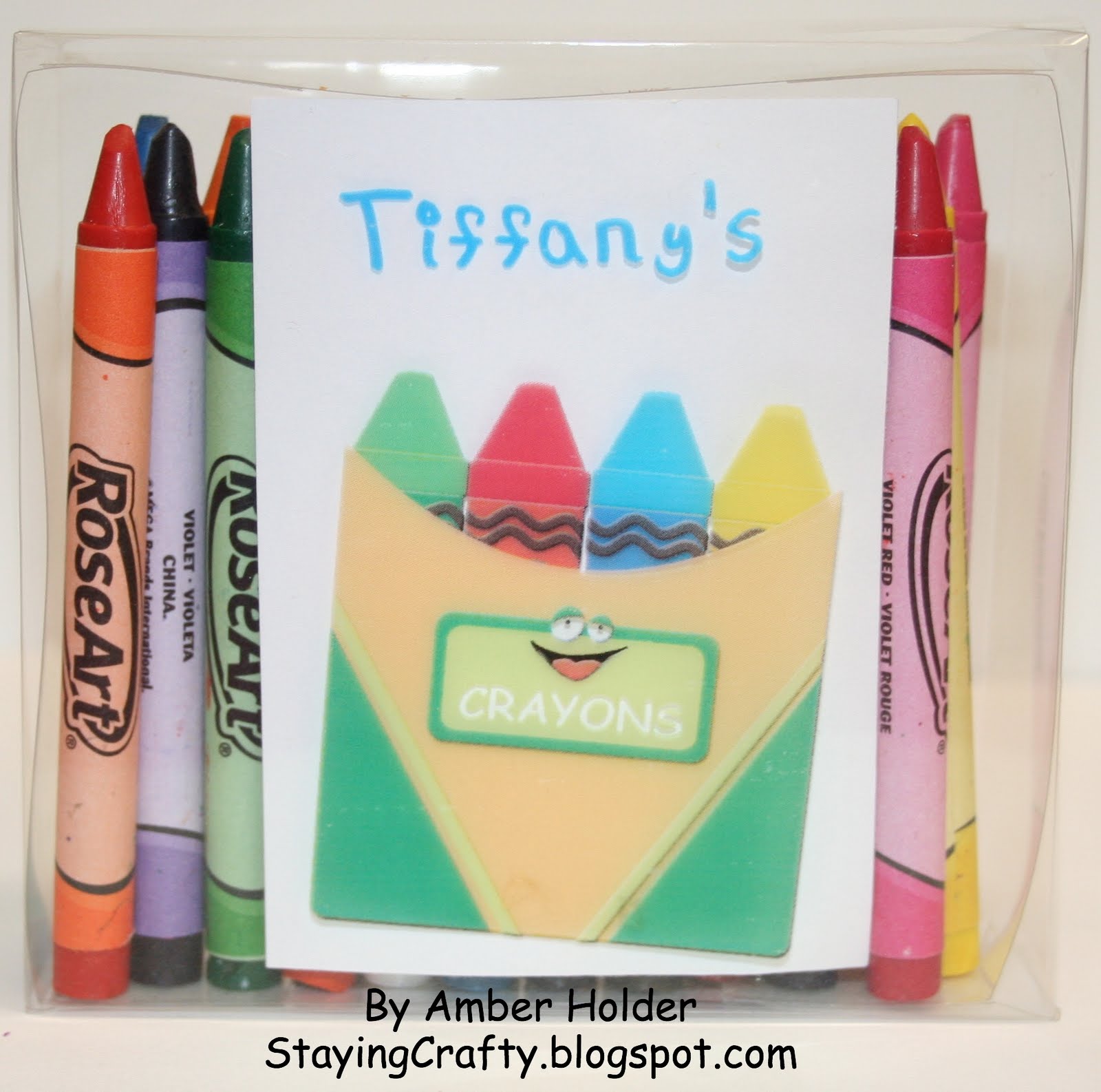 Staying Crafty: Clear Crayon Box