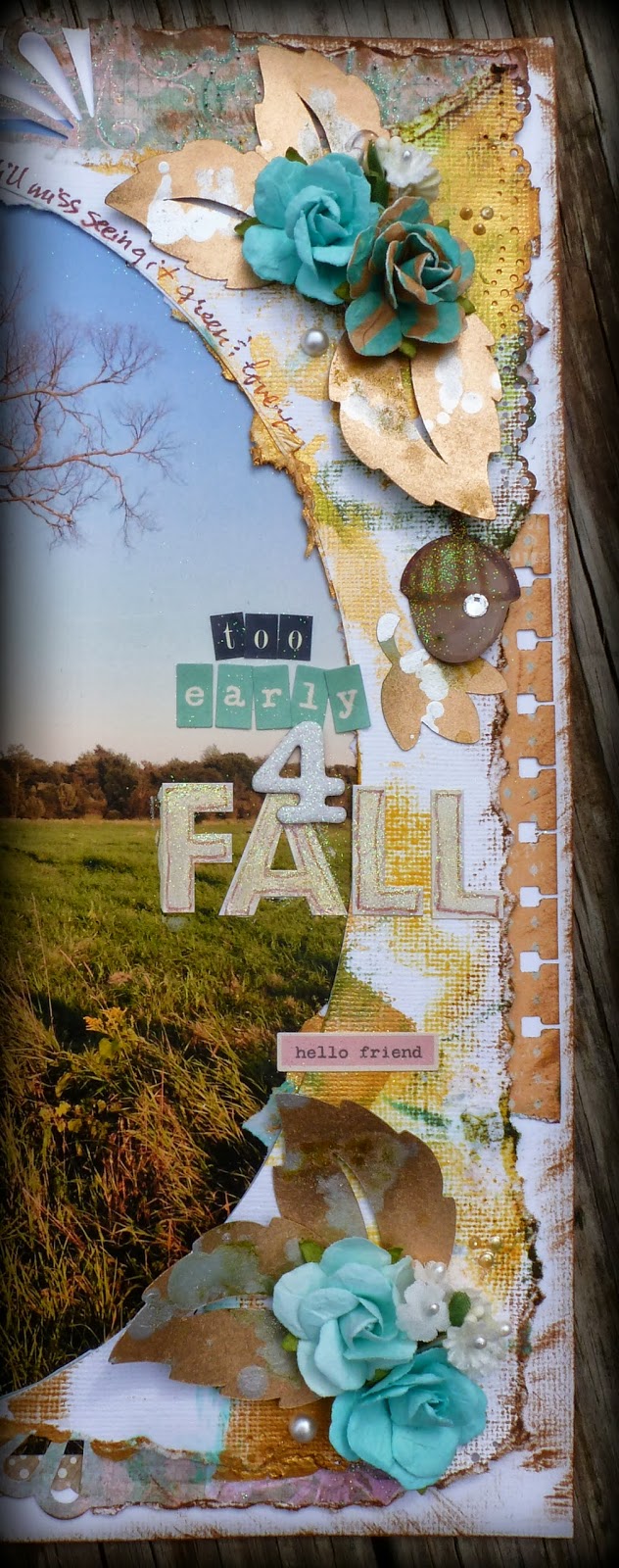 Mitralee: Too Early 4 Fall: Layout for THE CUTTING CAFE