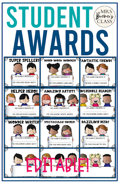 Student Awards | Mrs. Bremer's Class