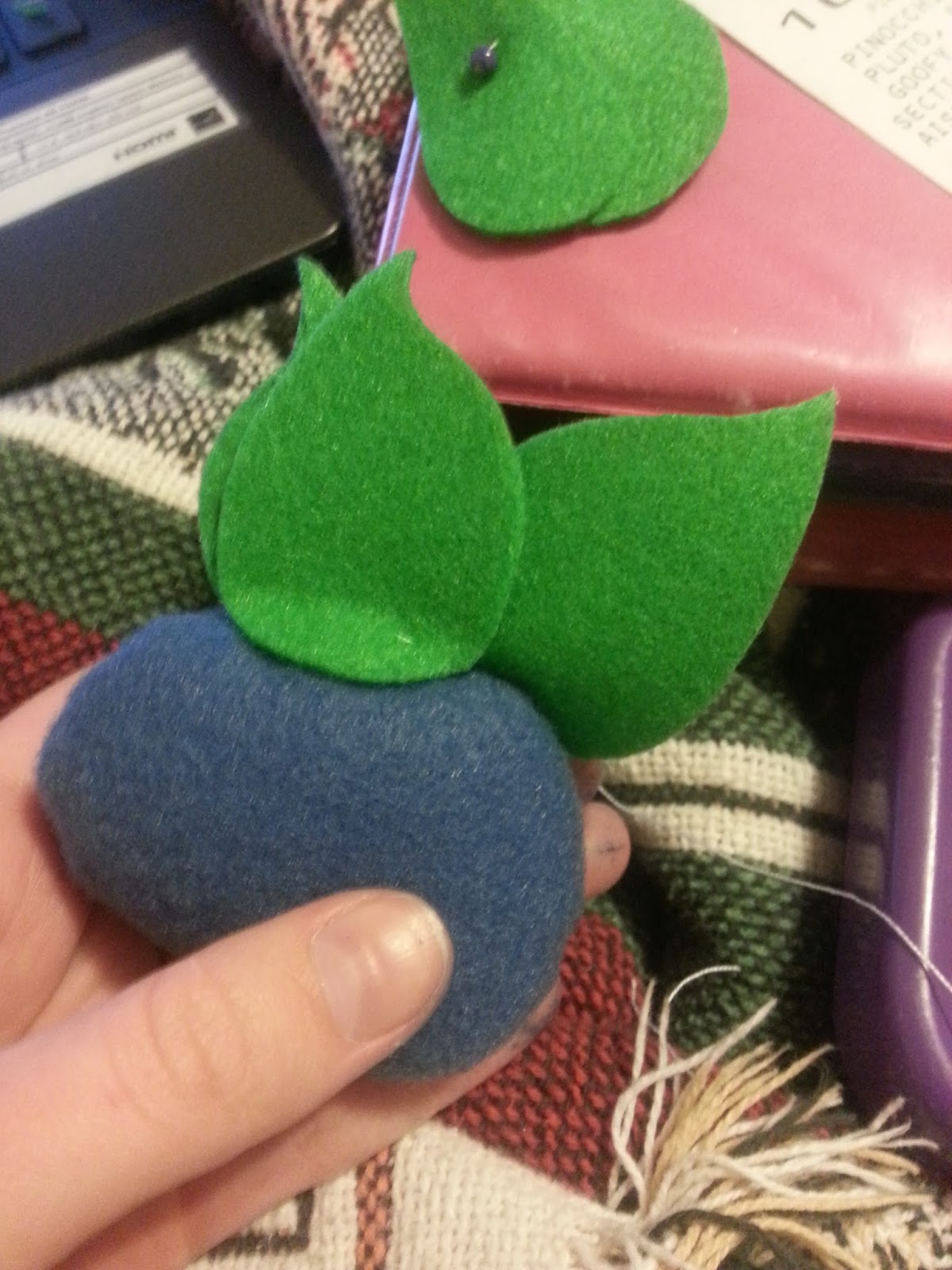 Crafting, Reviews, and Lifestyle!: Oddish Plushies! $1 Craft
