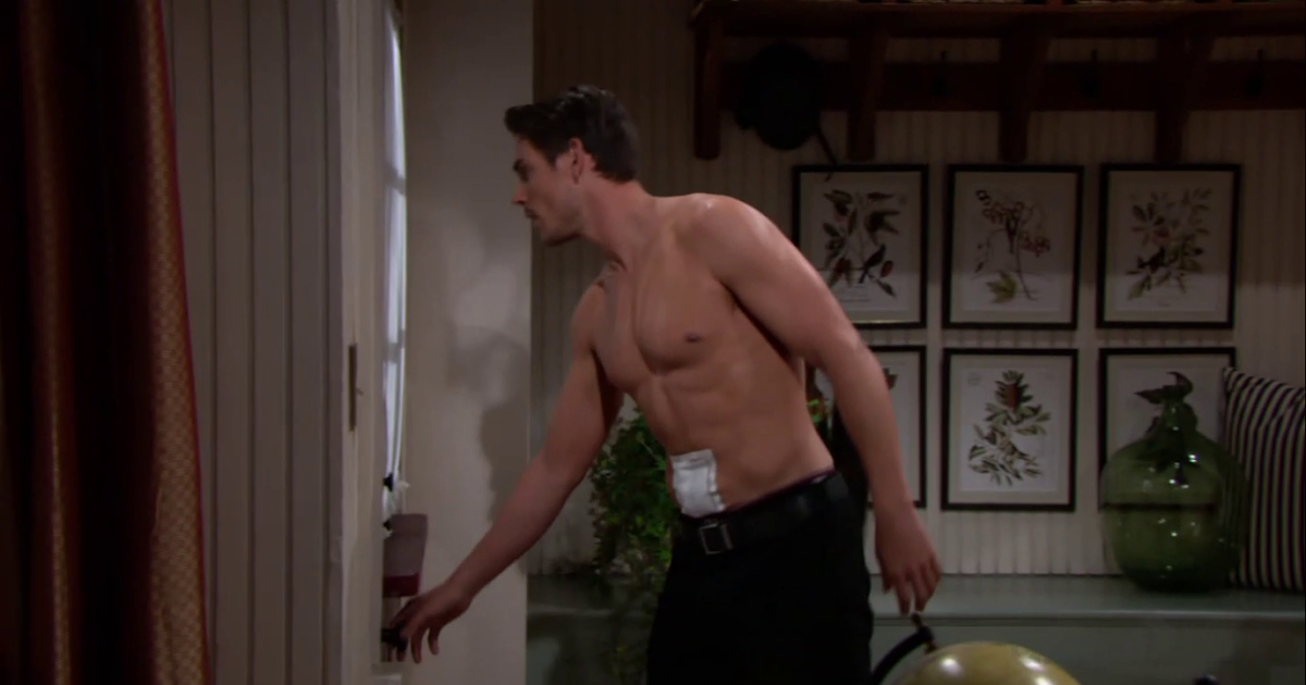 Alexis_Superfan's Shirtless Male Celebs: Mark Grossman shirtless in The Young & The Restless