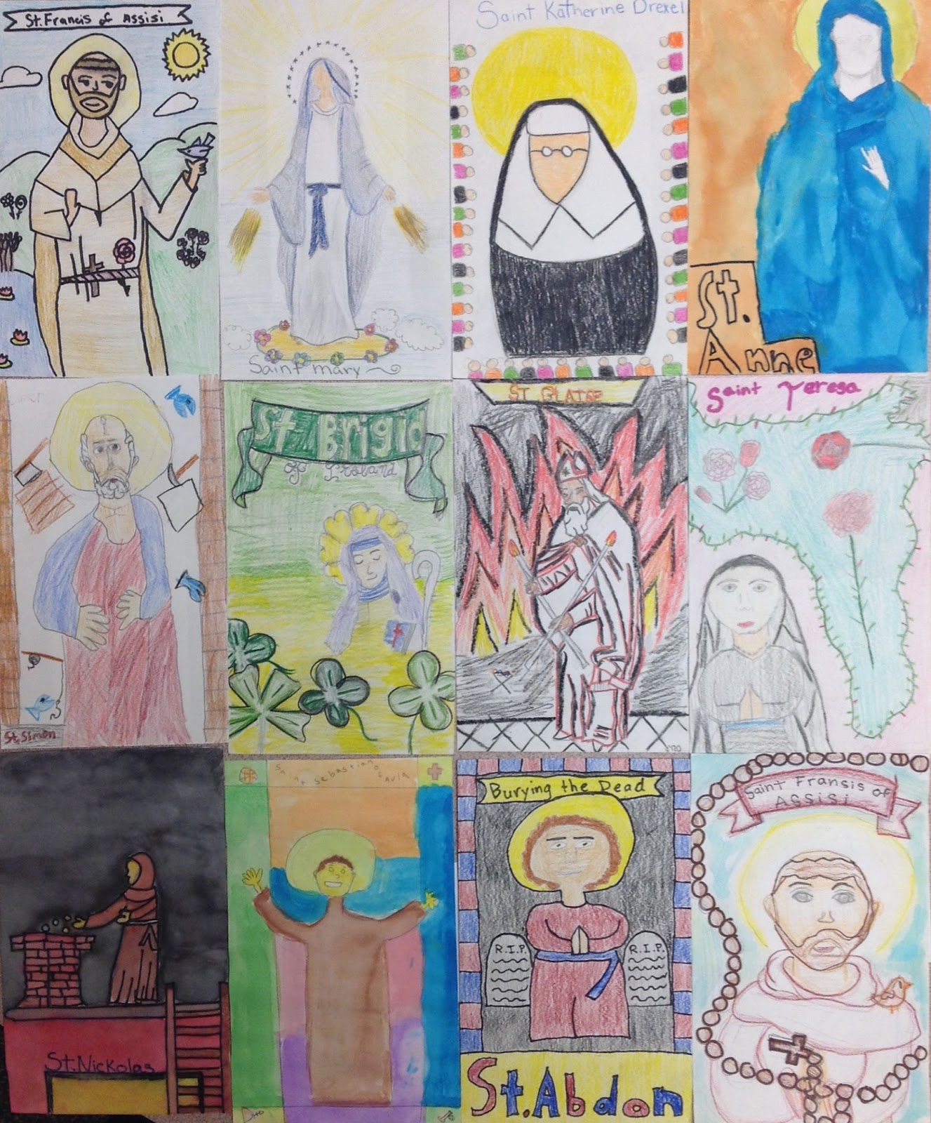 Miss Arty Pants: Saints Art Contest