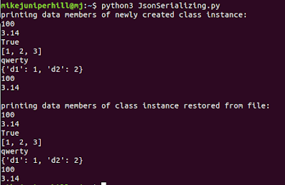 Path: Python: JSON serialization/deserialization