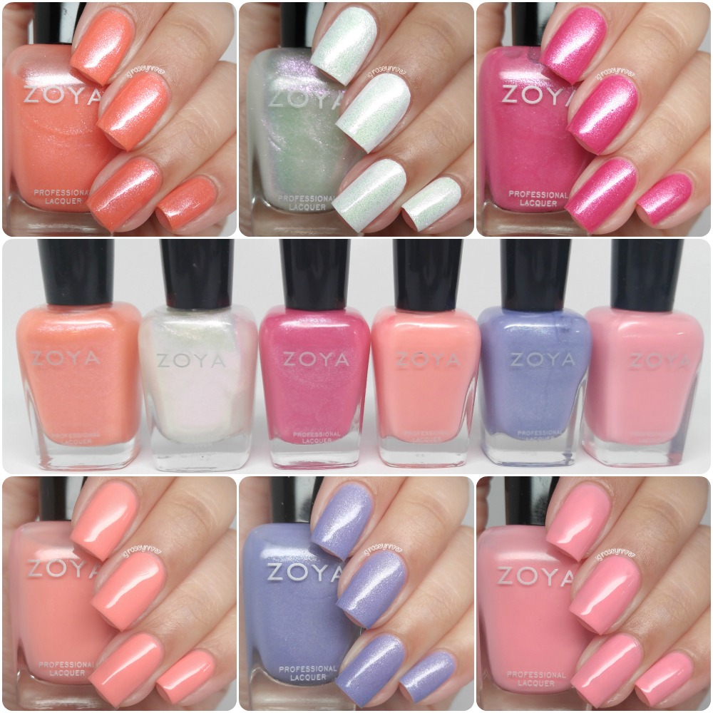 Zoya Pink Swatches