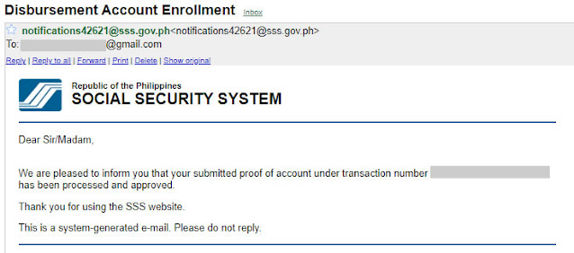 How to Enroll Disbursement Account in SSS using GCash