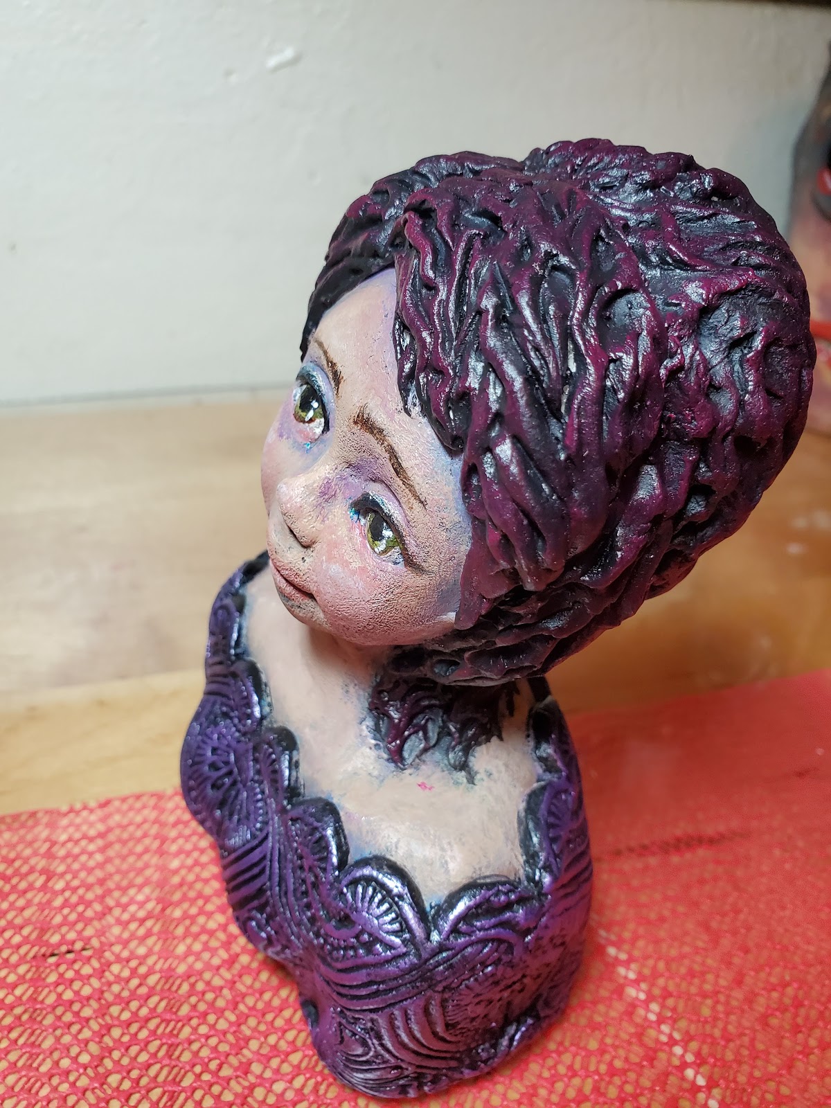 Creative Paperclay® air dry modeling material: Painting a Creative ...