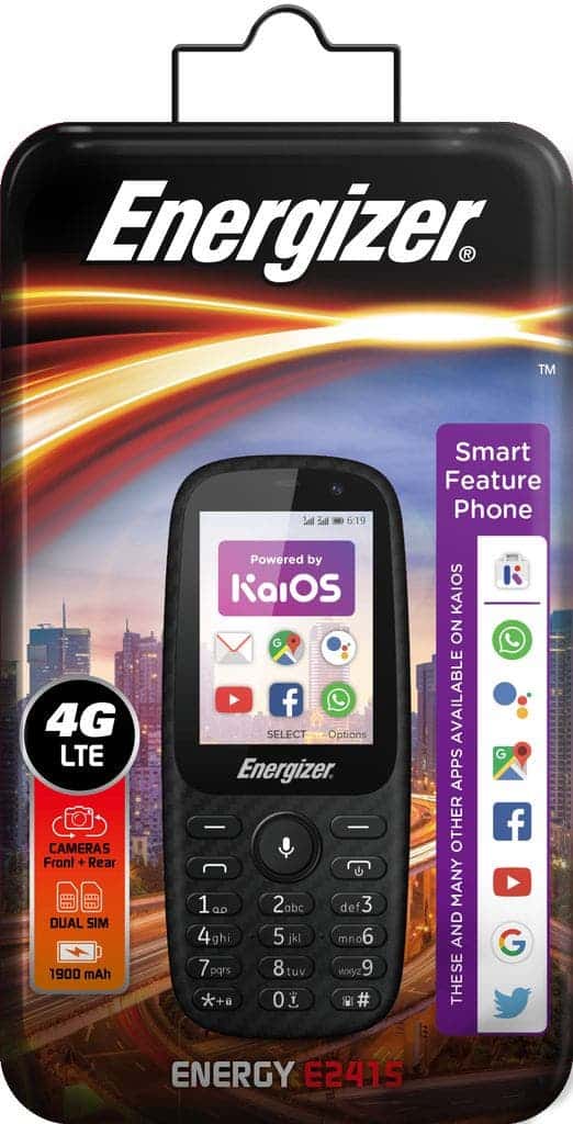 Energizer Energy Phone With 6 Days Of Battery Life | Tekkaus ...